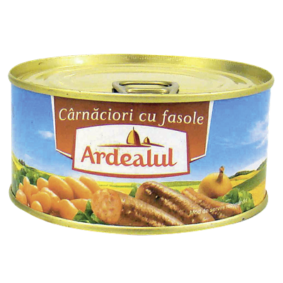 Ardealul fasole cu carnaciori 300g - Ronatural